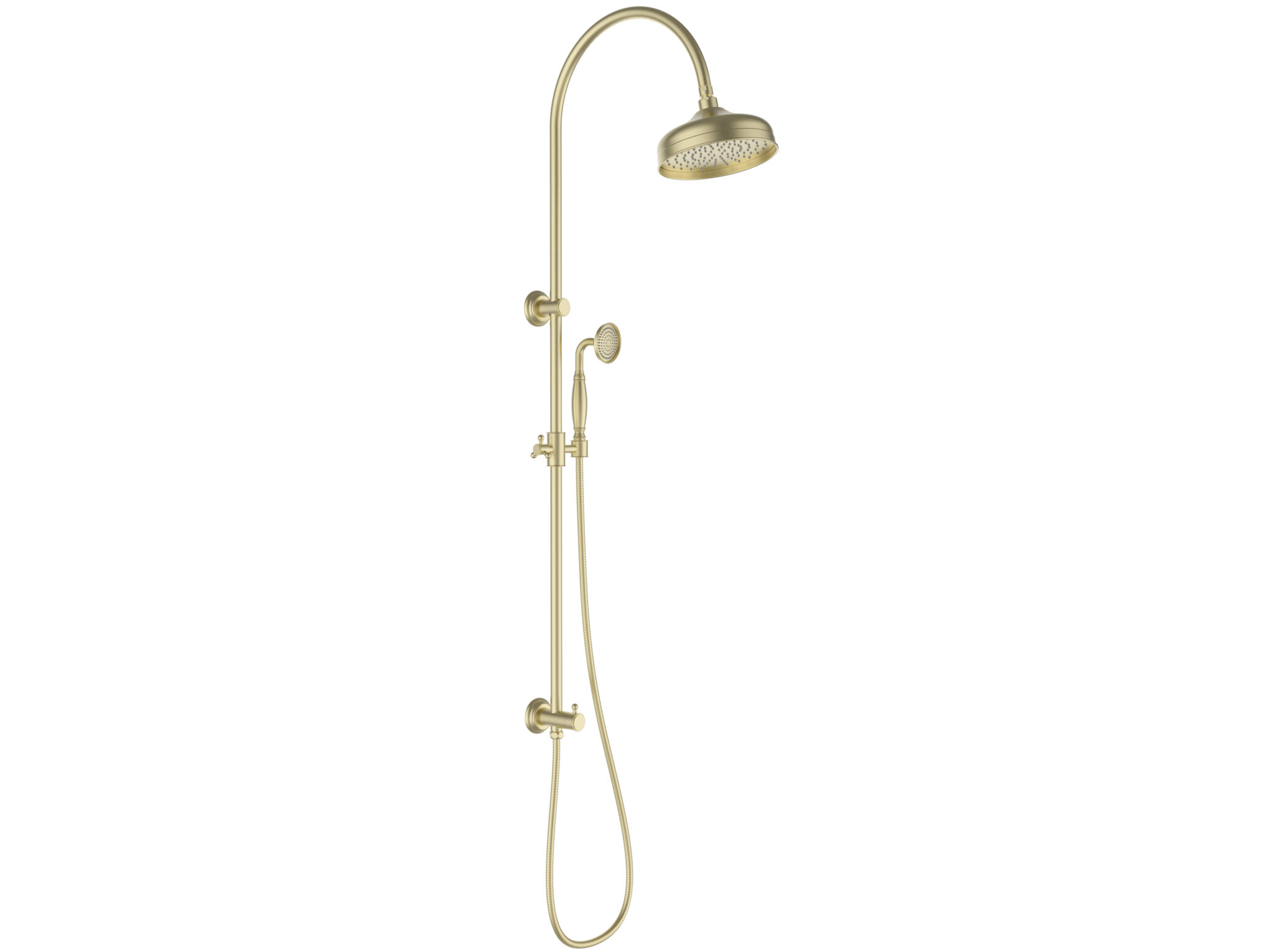 Buy Clasico Heritage Federation Vintage Combination Shower Set Brushed ...