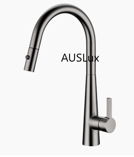 Buy Gun Metal Luxa Pull Out Sink Mixer Online | AUSLux